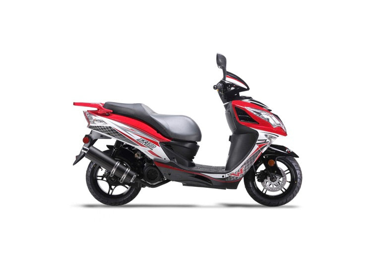 Wolf EX-150 Scooter - Red – Moto-Man Powersports