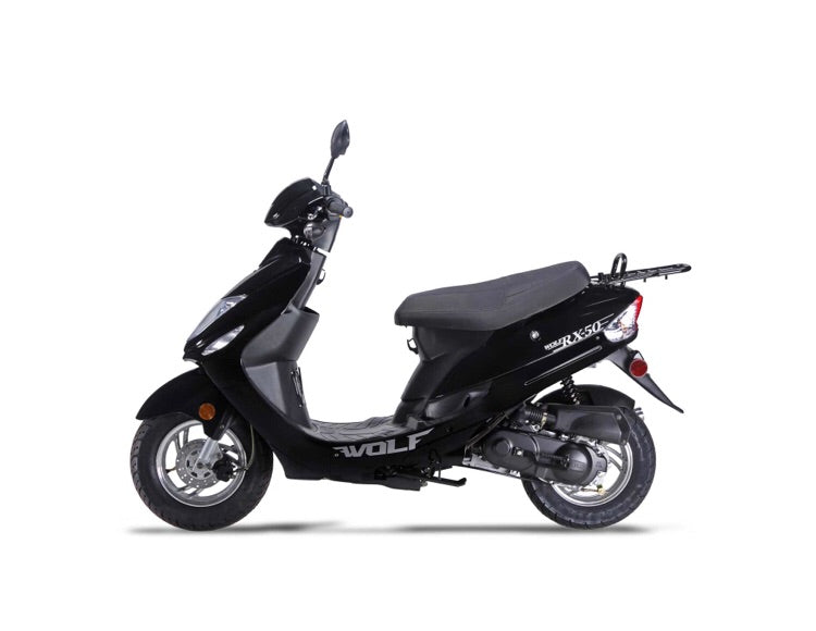 Wolf RX-50 Scooter - Black – Moto-Man Powersports